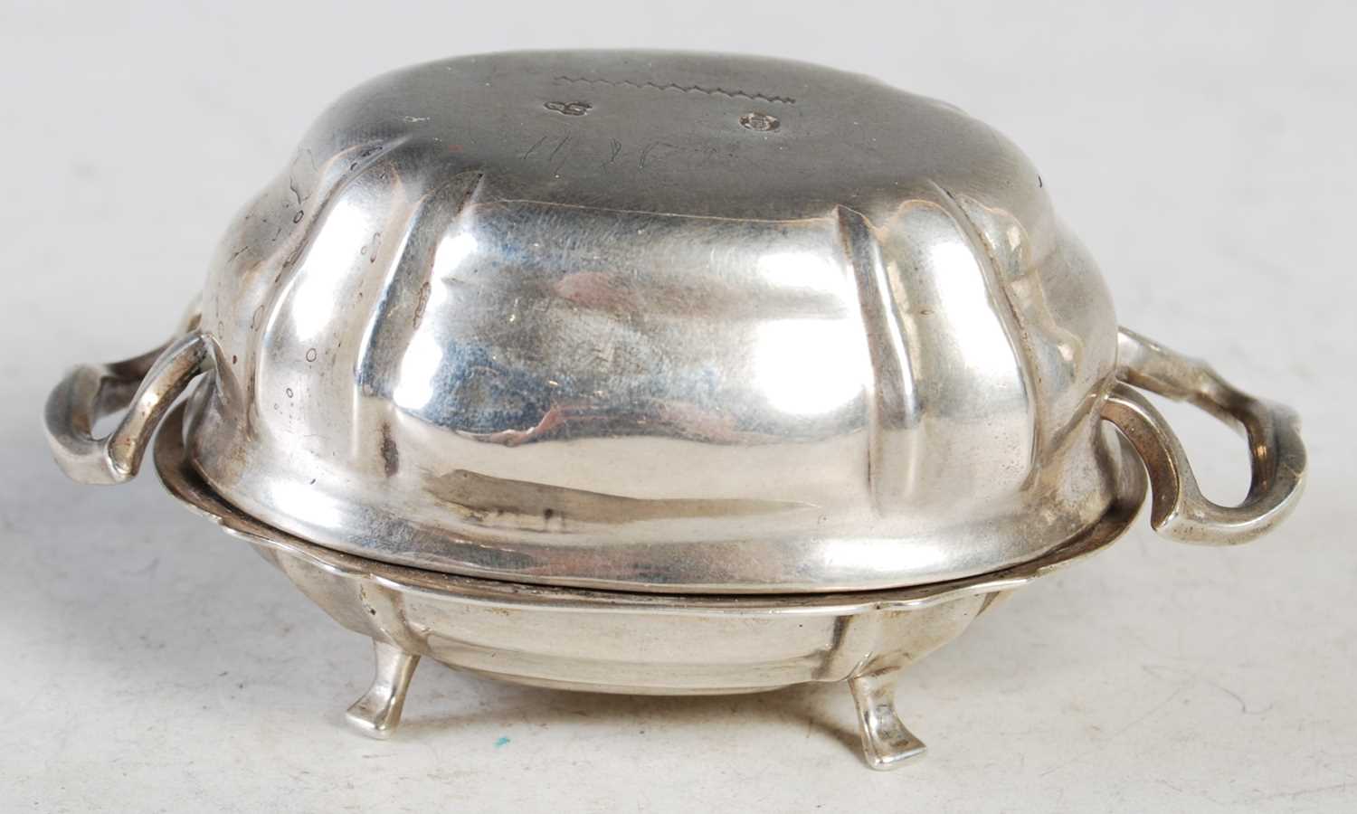 Lot 114 - An 18th century German silver spice box and