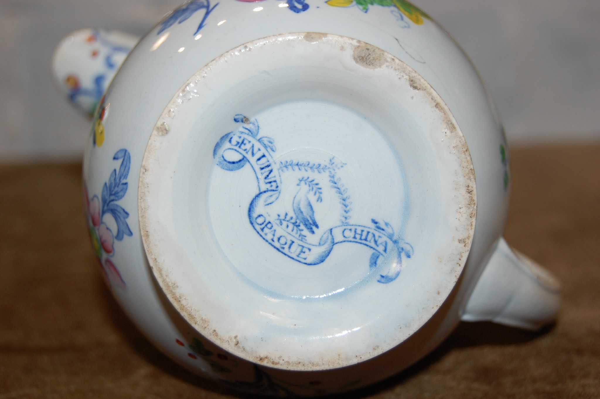 Lot 164 - A 19th century genuine opaque China transfer
