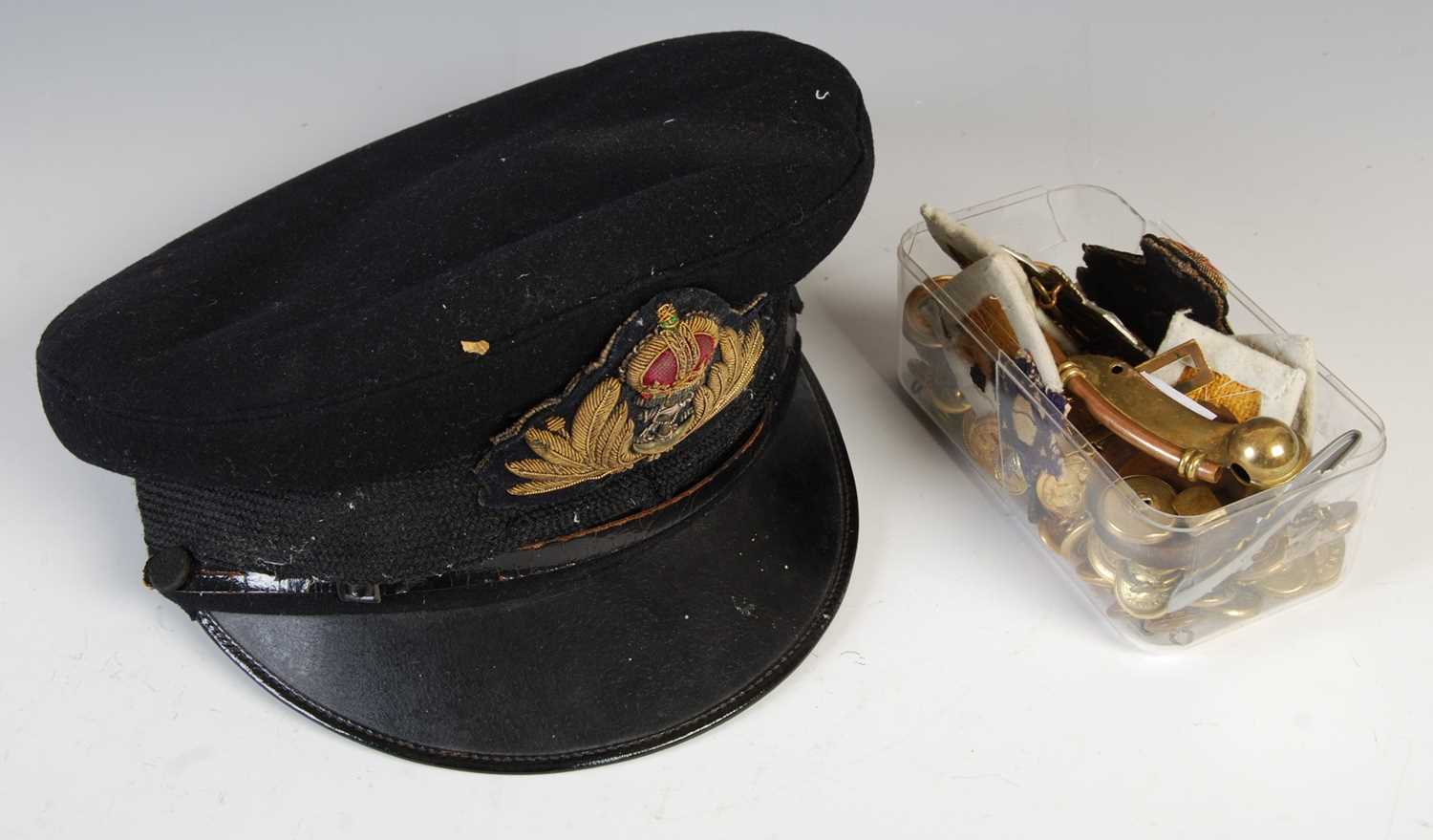 Lot 252 - A collection of Naval memorabilia to include