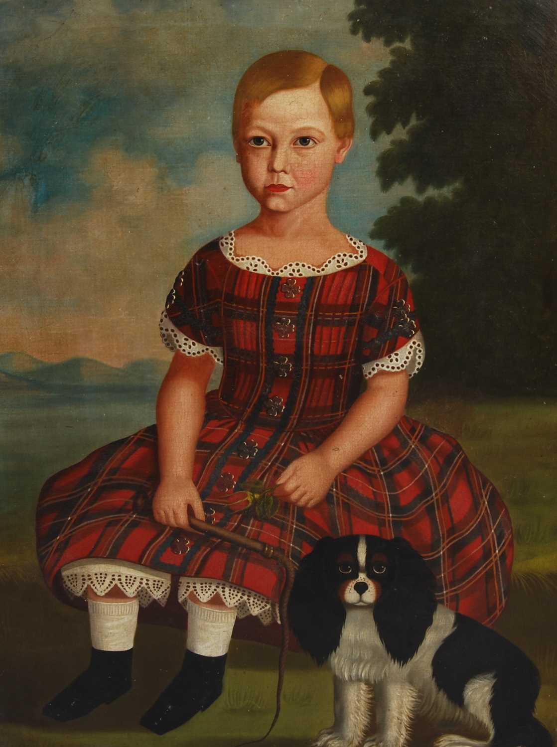 Lot 450 - 19th Century British School Portrait of a