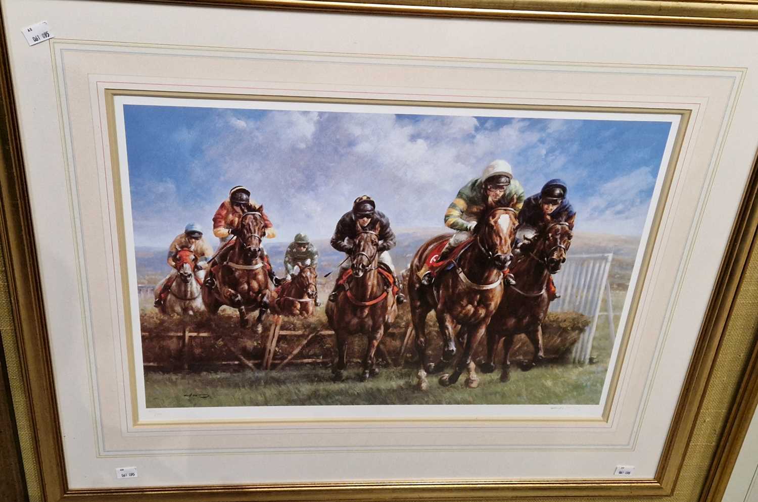 Lot 722 - Graham Isom Jumping the fence limited