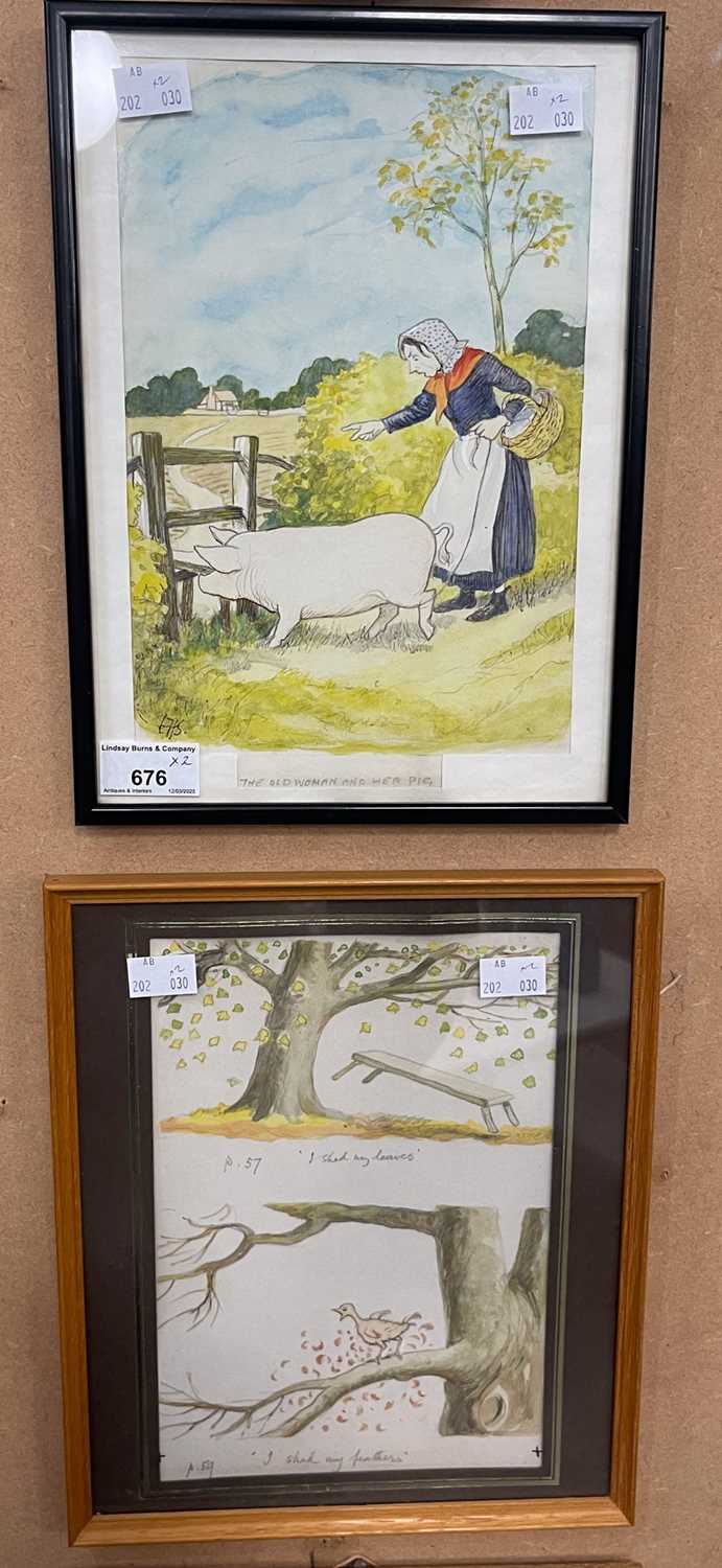 Lot 676 - Ernest Howard Shepard (1879-1976) The Old