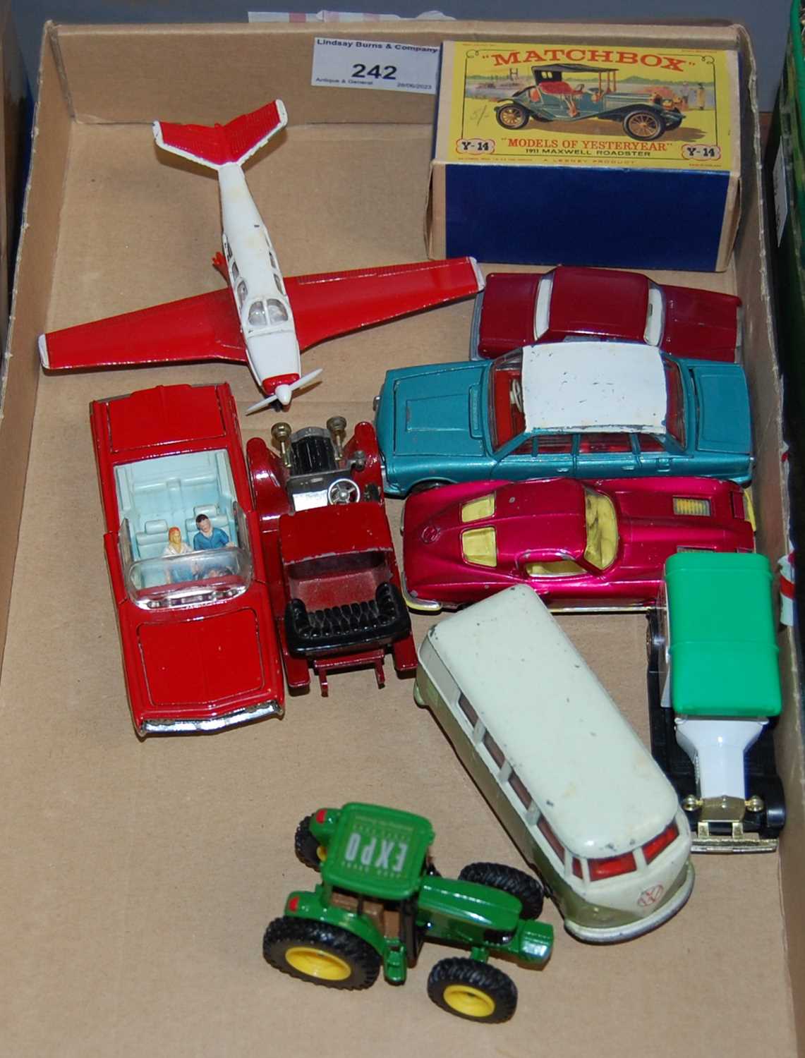Lot 242 - A small group of diecast vehicles by Corgi,