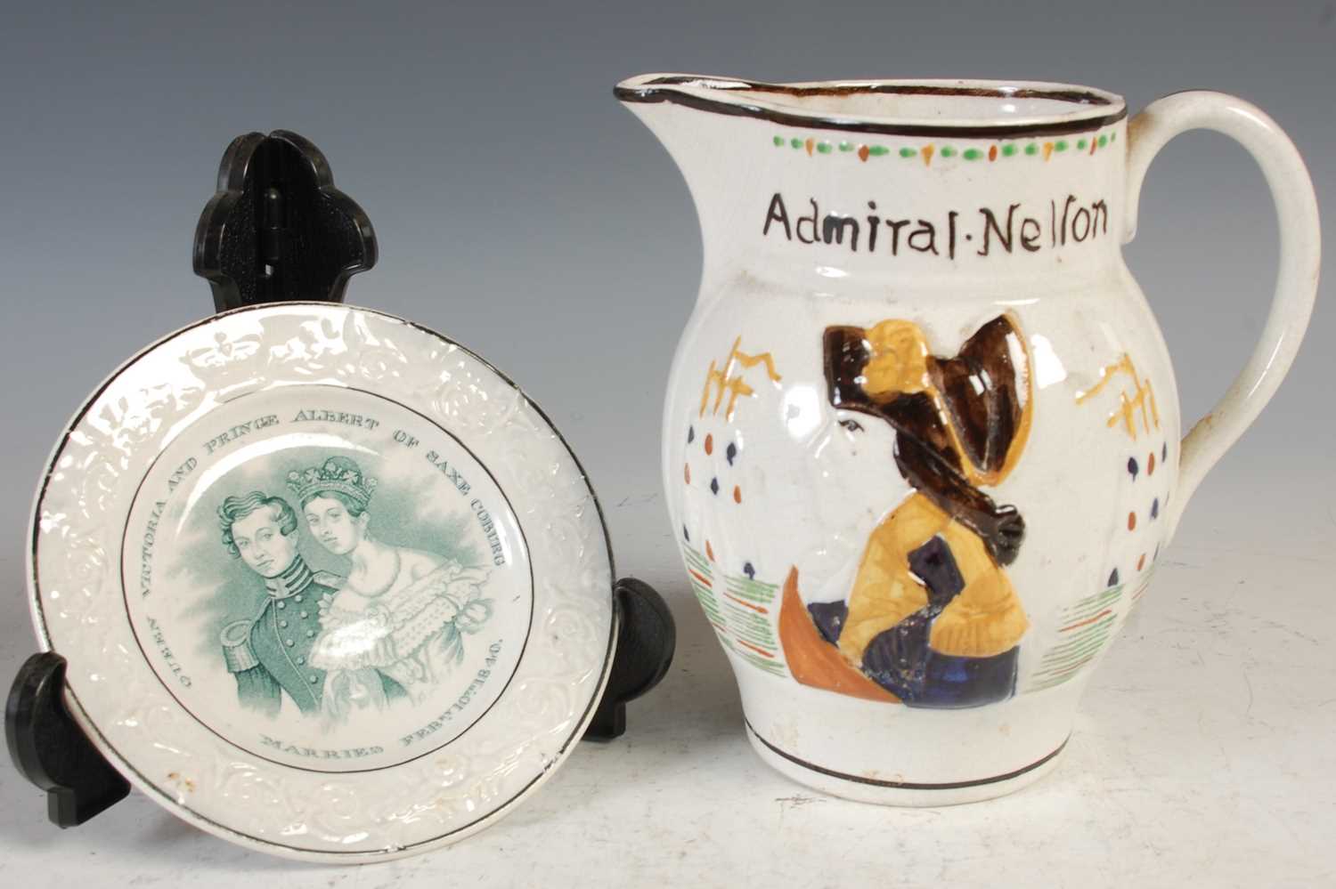 Lot 29 - A 19th century Admiral Nelson, Captain Hardy,