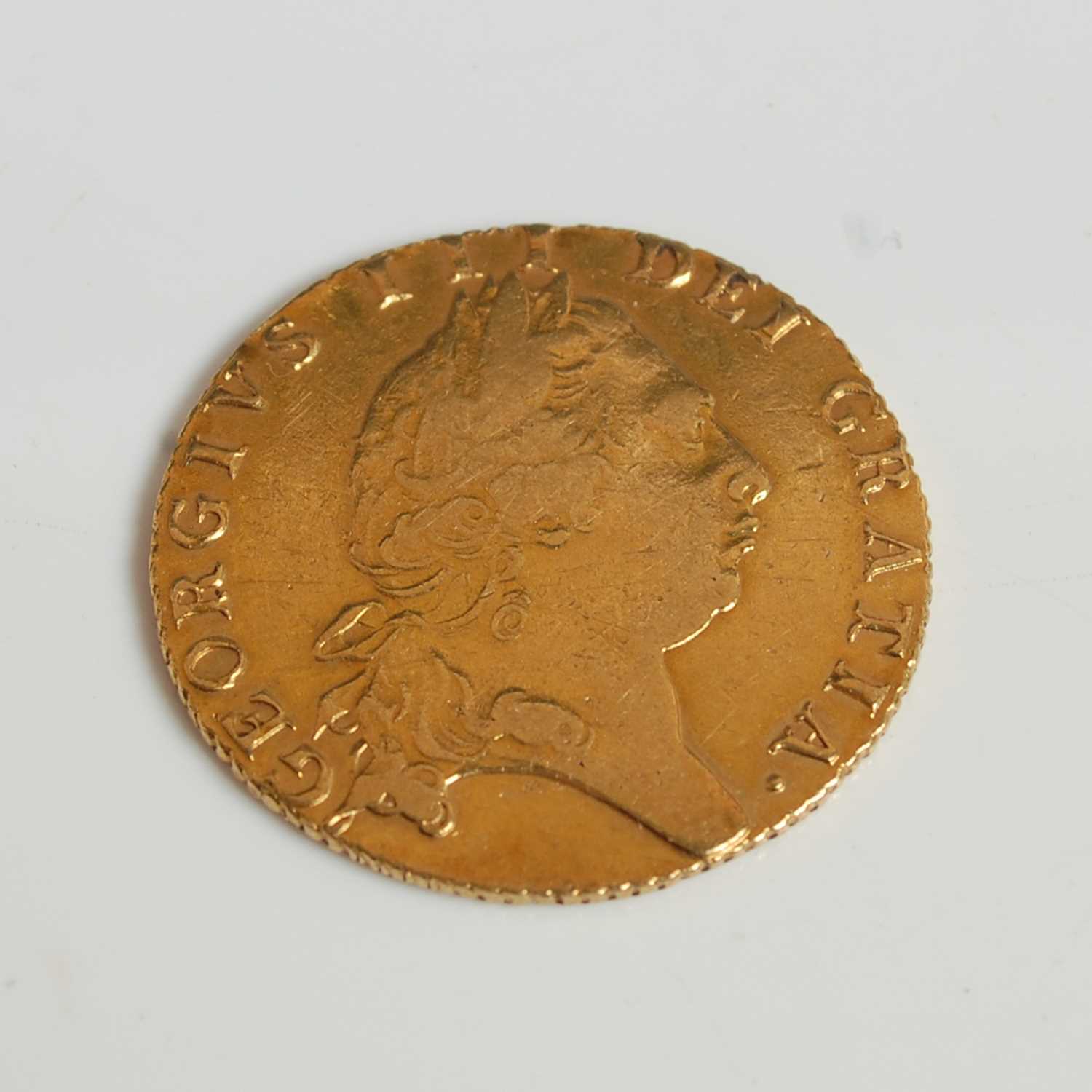 Lot 345 - A gold George III Spade Guinea, dated 1794,