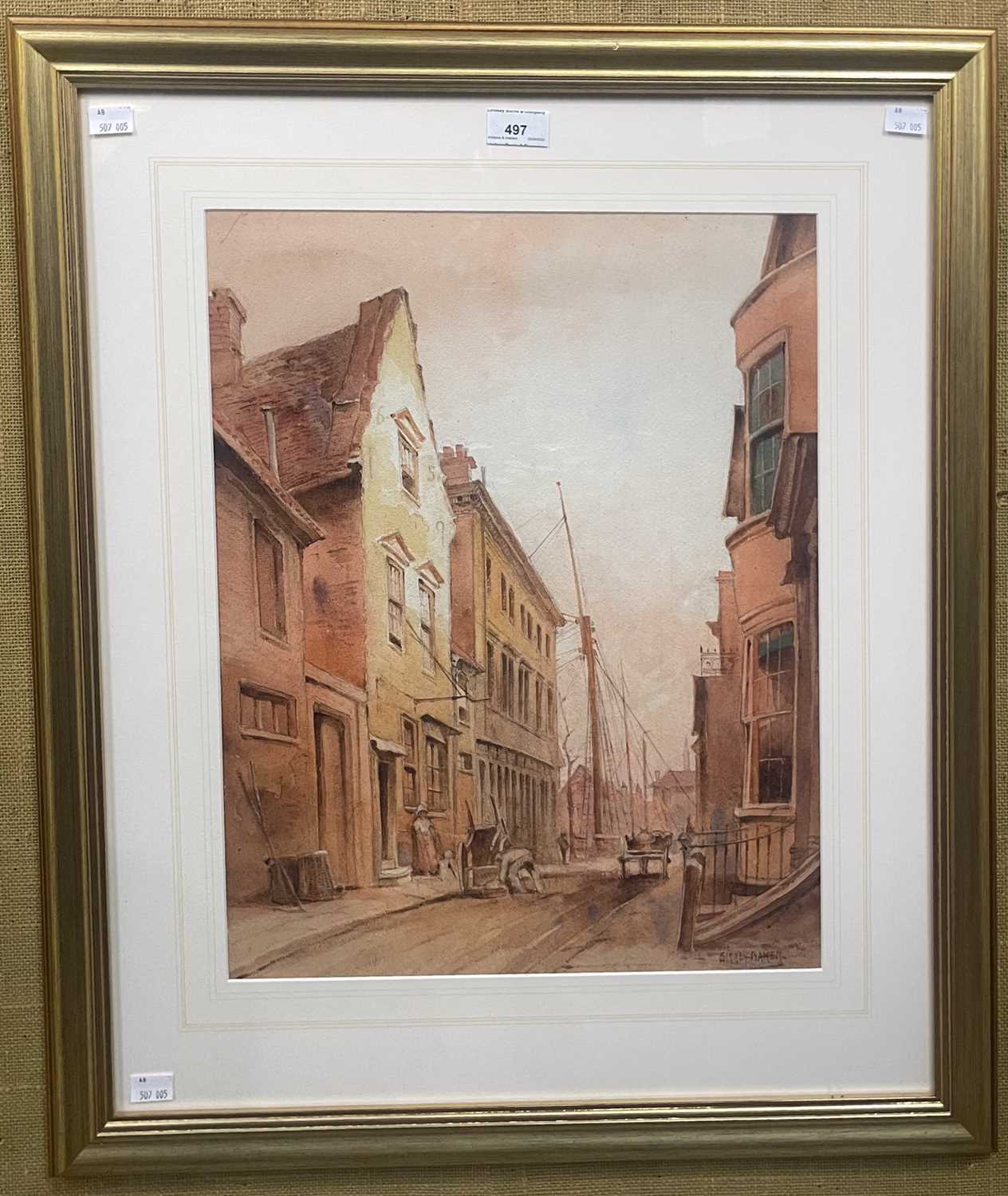 Lot 497 - Sidney Baker (exh.1881-1883) View of Queen