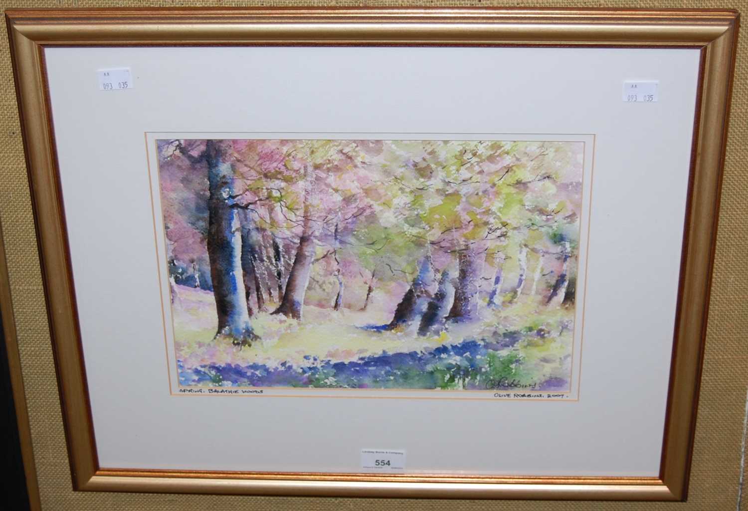 Lot 554 - Olive Robbins (contemporary), 'Spring