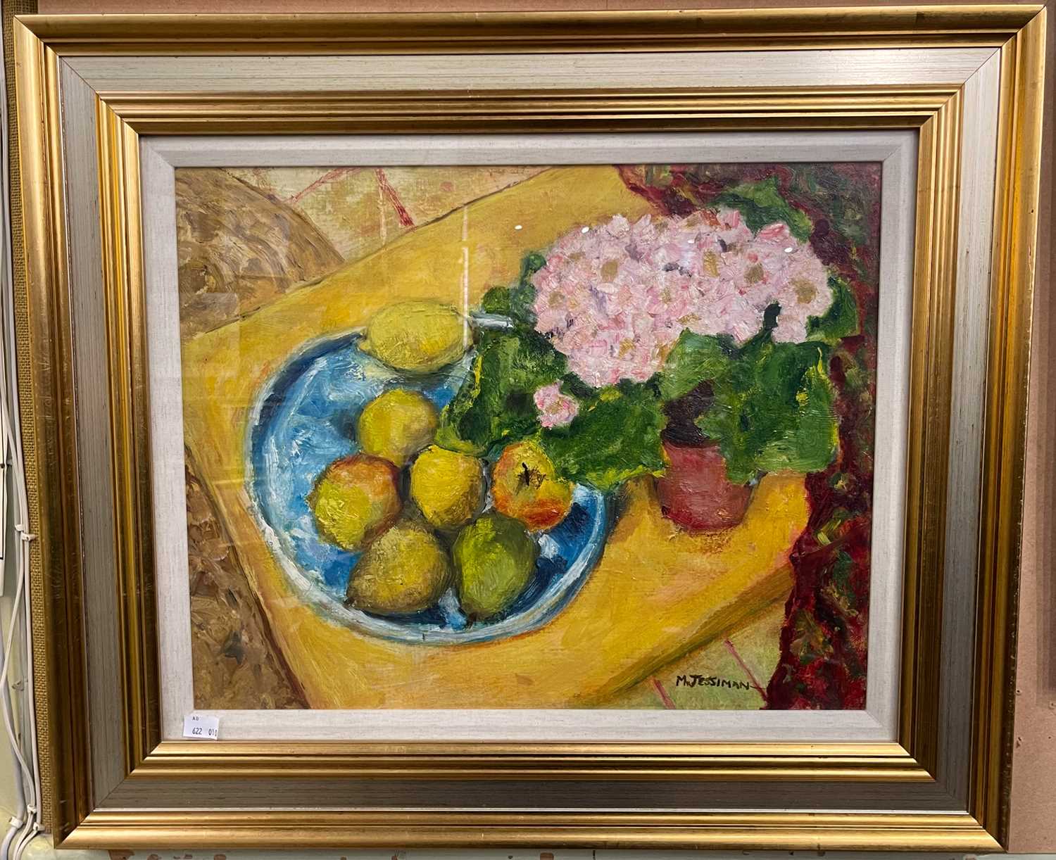Lot 605 - M. Jessiman (20th century) Still life with