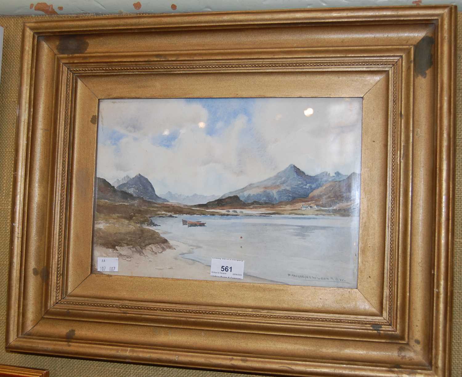 Lot 561 - Peter MacGregor Wilson RSW (1856 - 1928), a