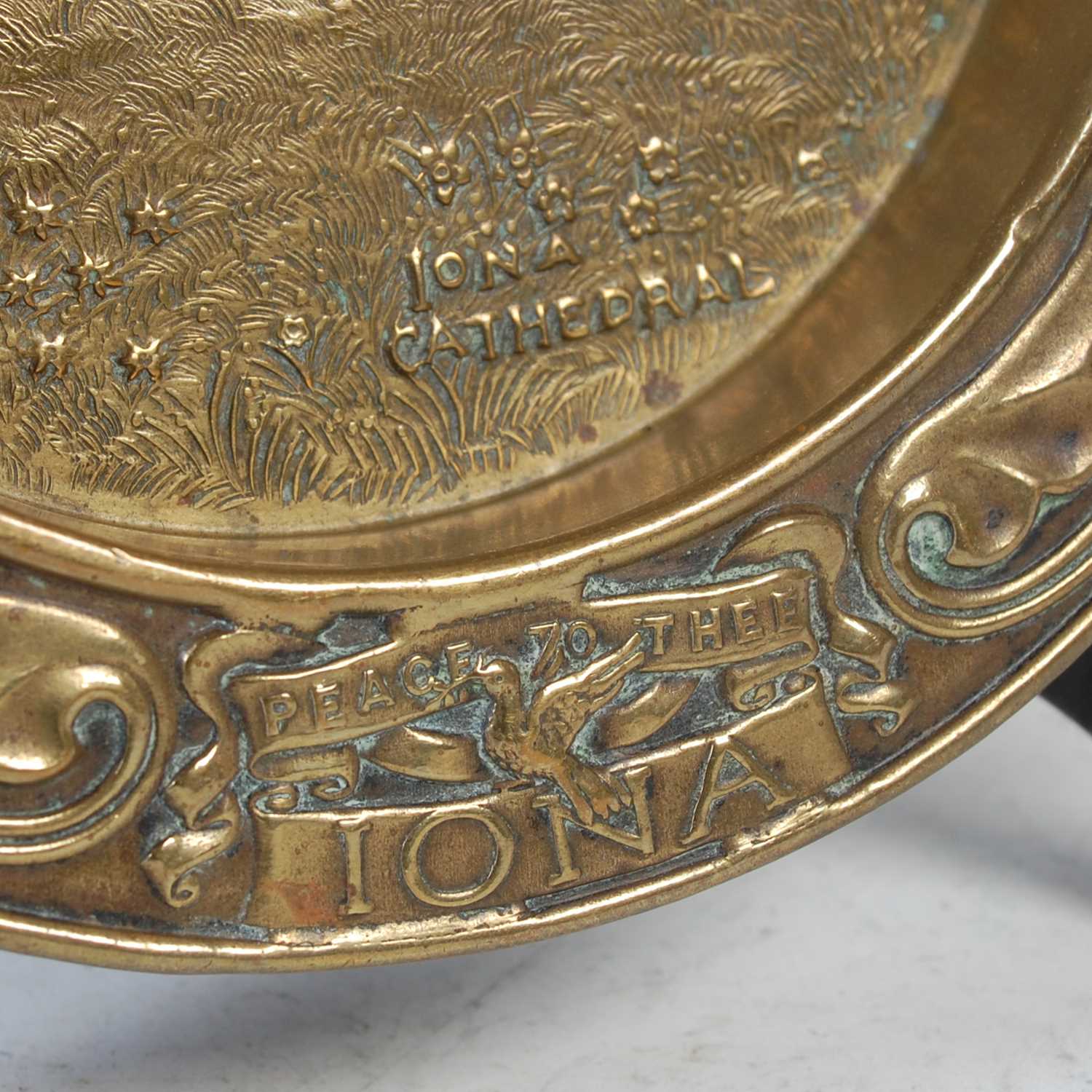 Lot 266 - Alexander Ritchie of Iona, a circular brass