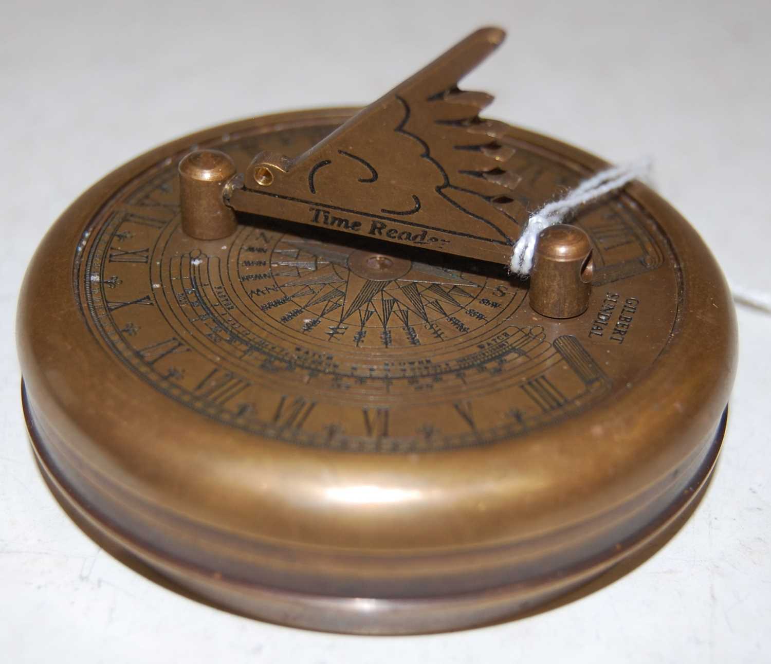 Lot 204 - A vintage Gilbert combination pocket sun