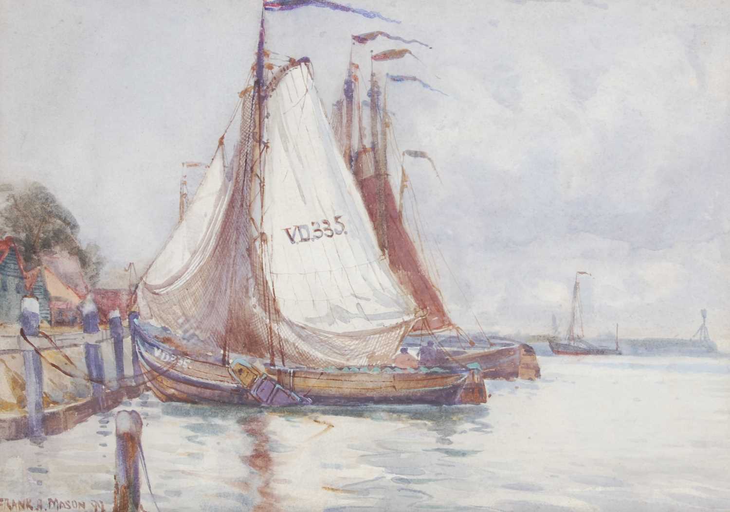 Lot 310 - AR Frank Henry Mason (1876-1965) Tethered