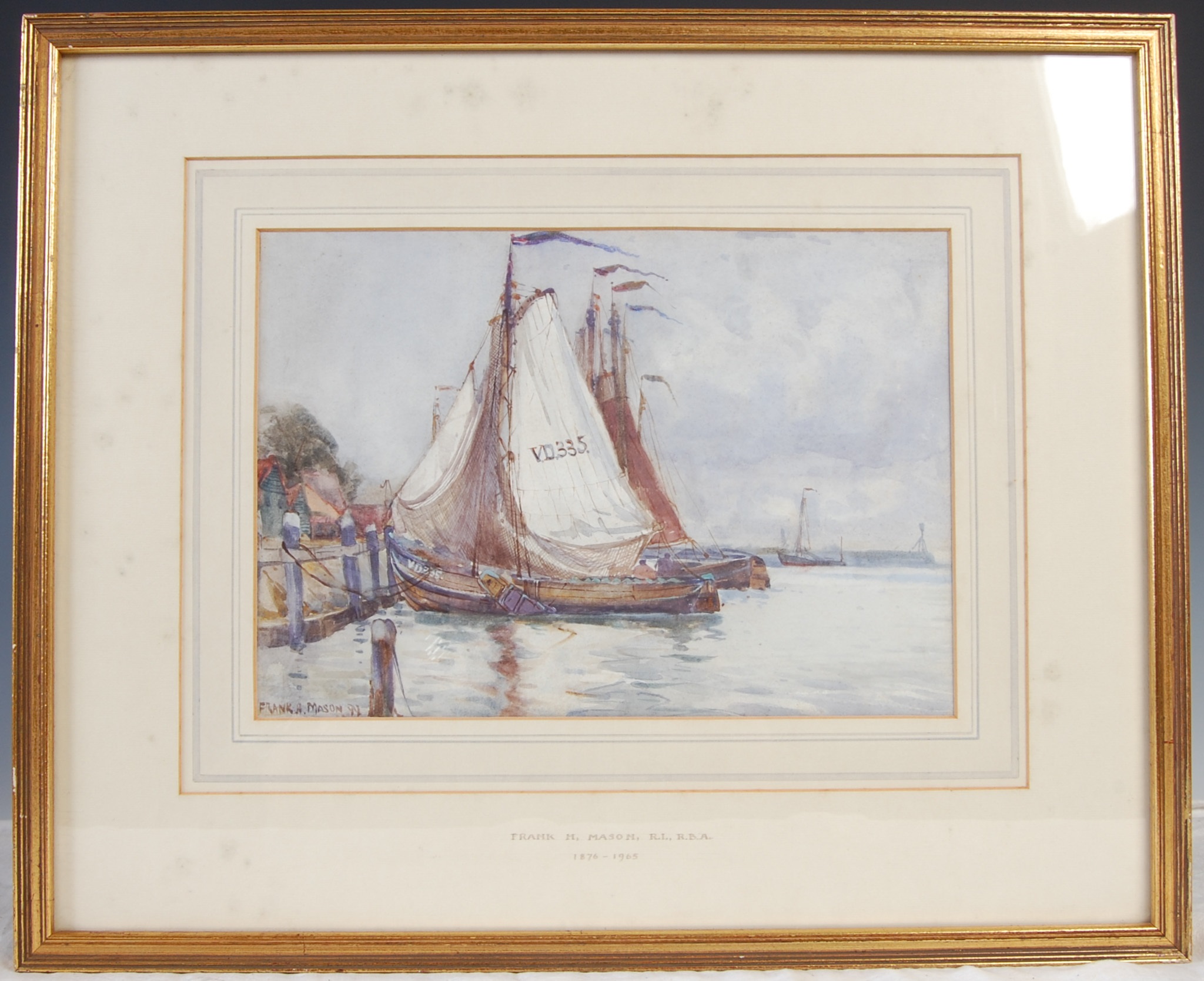 Lot 310 - AR Frank Henry Mason (1876-1965) Tethered