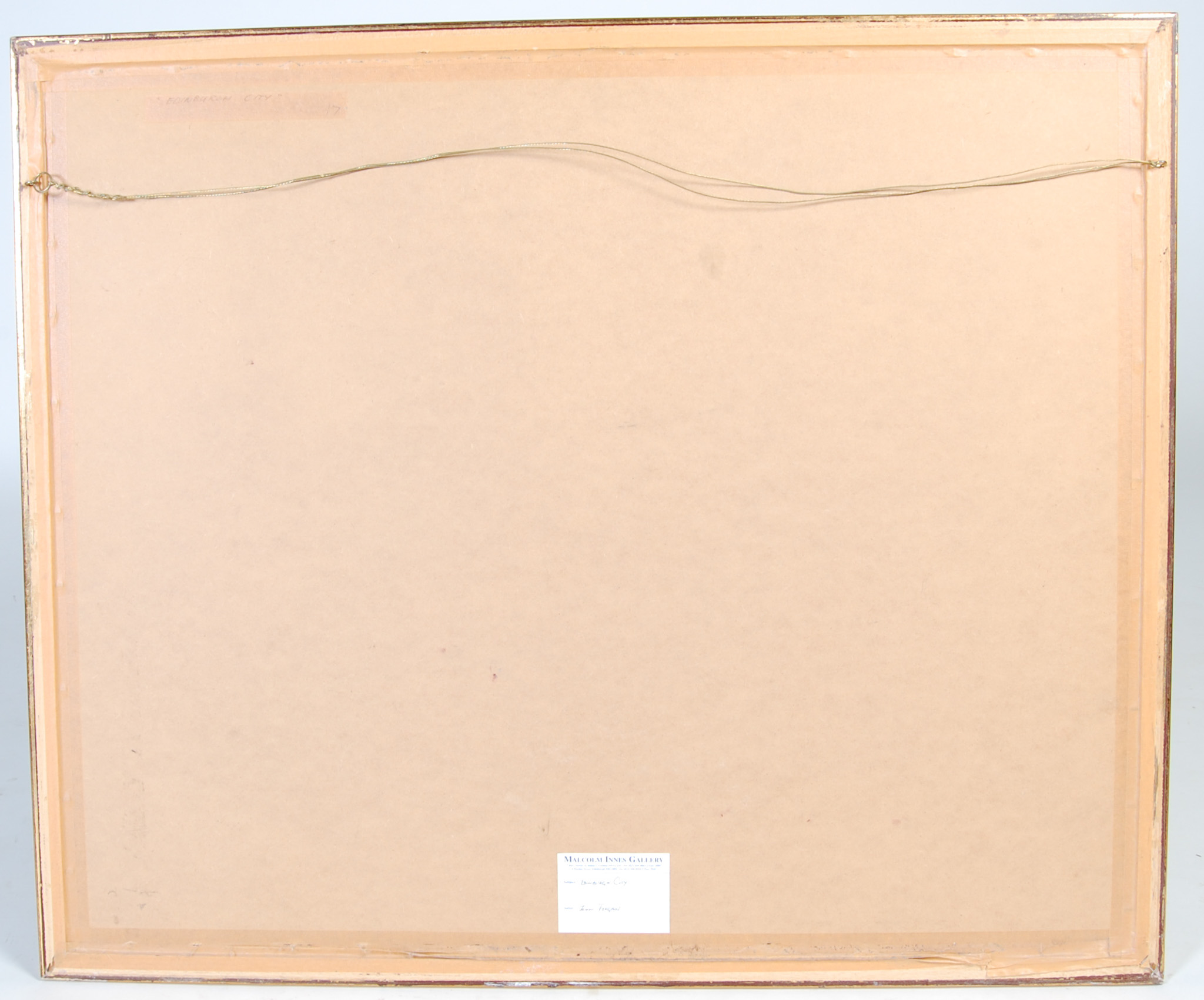 Lot 323 - AR John Forgan Edinburgh City charcoal and