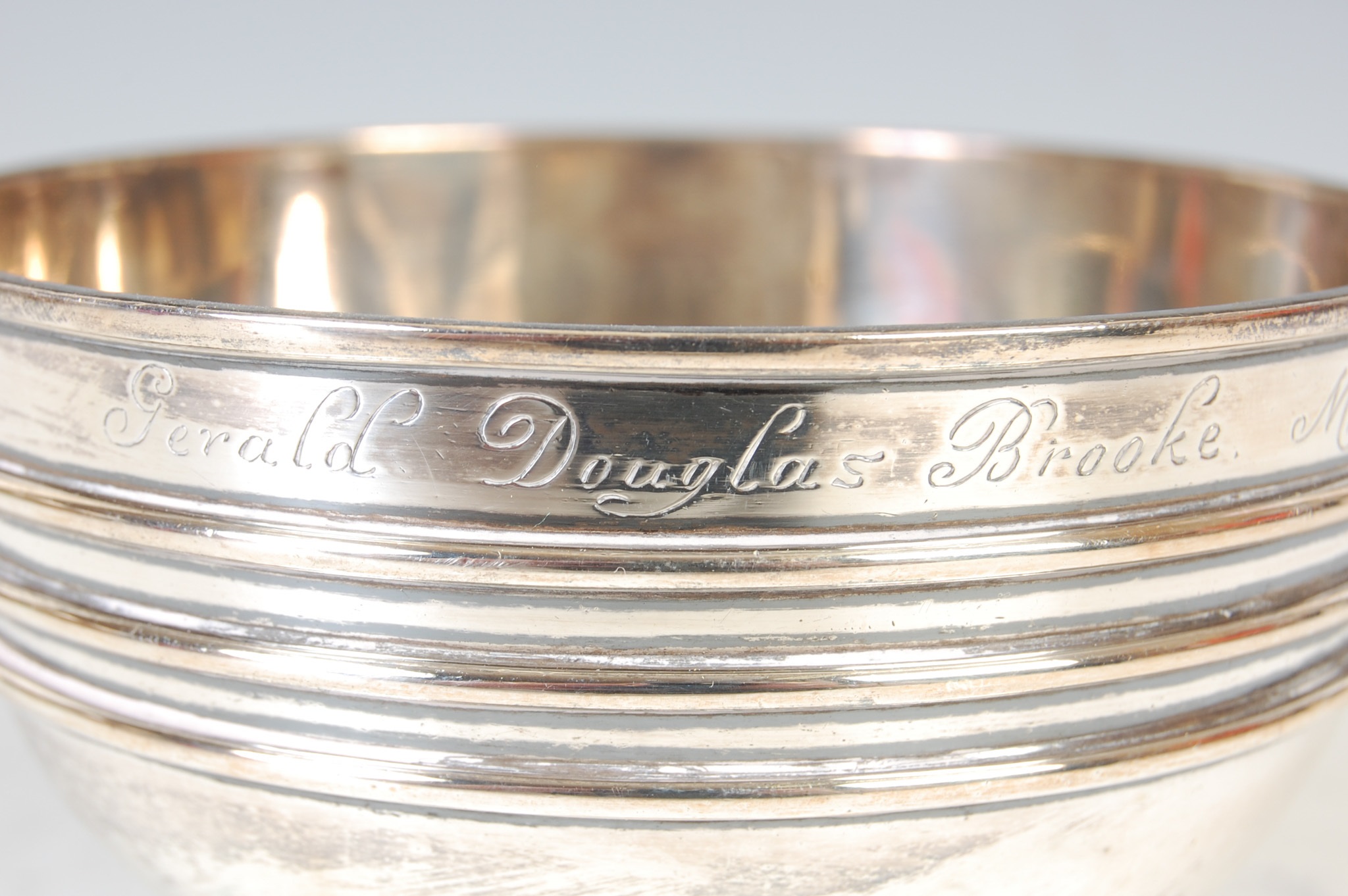 Lot 411 - A Victorian silver footed bowl, London, 1890,