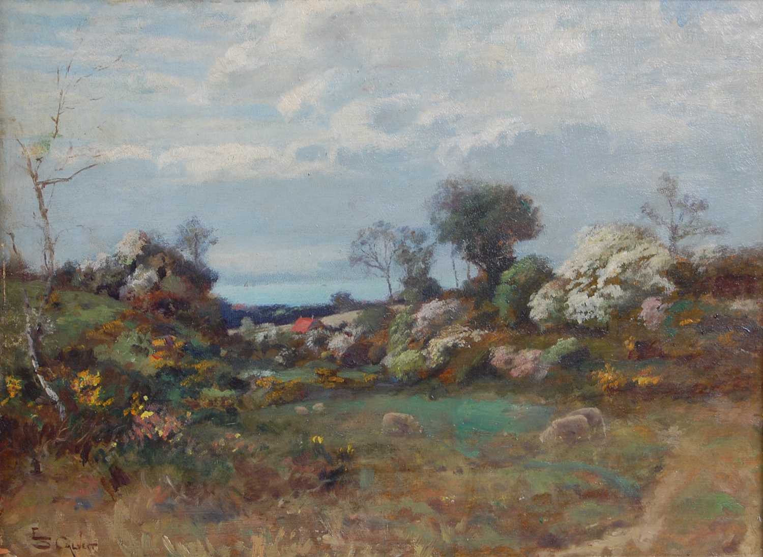 Lot 345 - Edwin Sherwood Calvert RSW (1844-1898) May