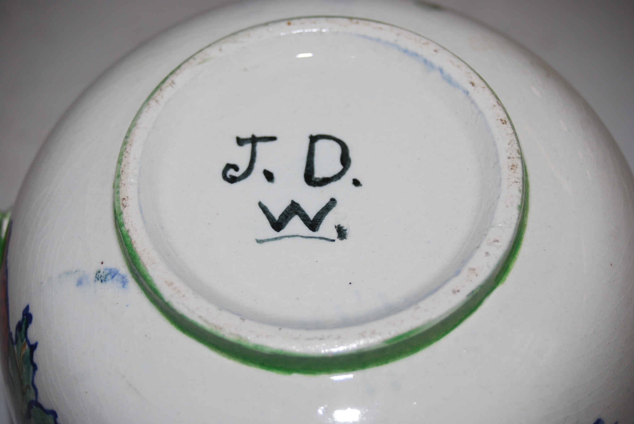 Lot 195 - A Scottish pottery twin-handled bowl and