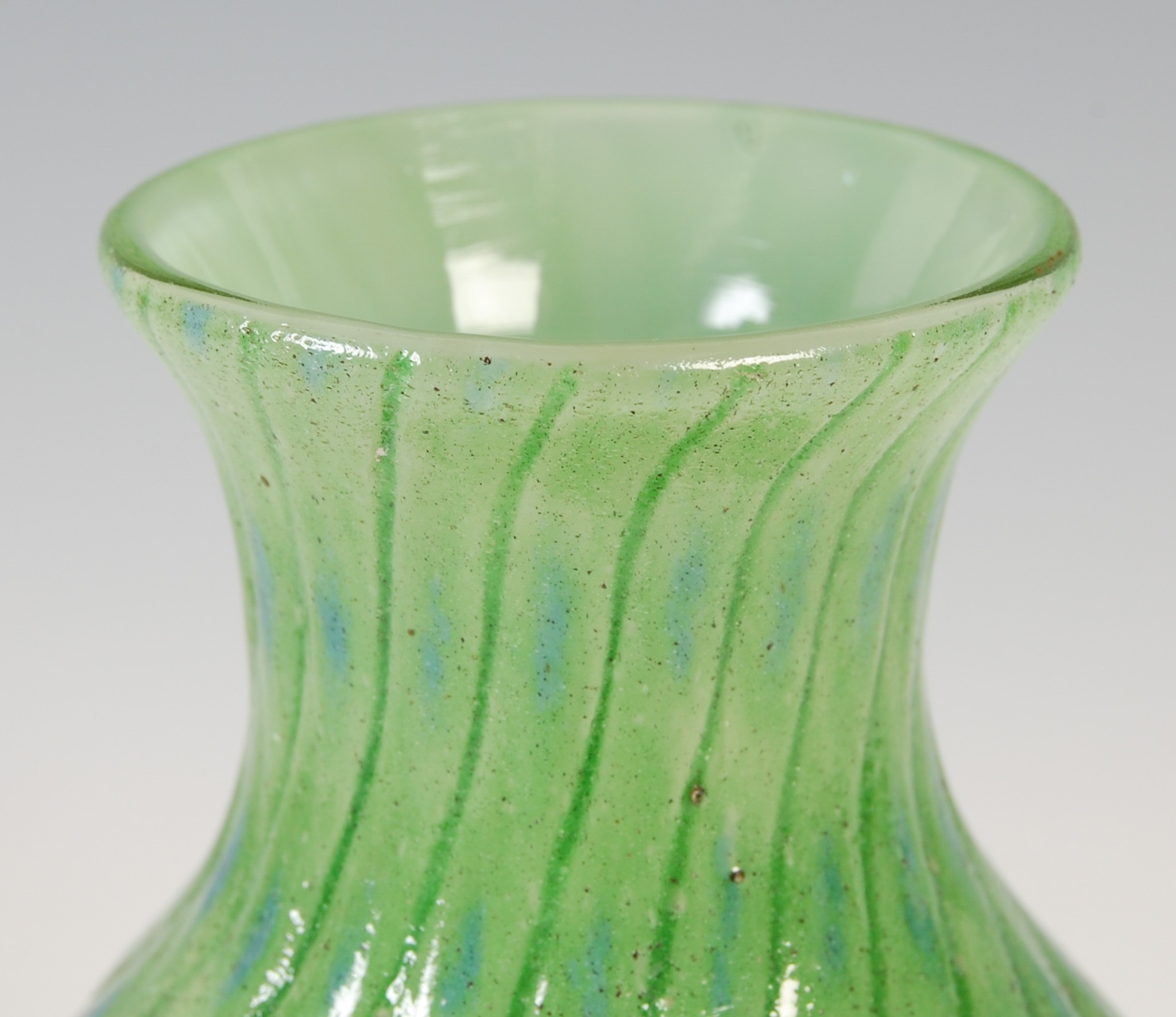 Lot 481 - A rare and early Monart vase, shape 'M',
