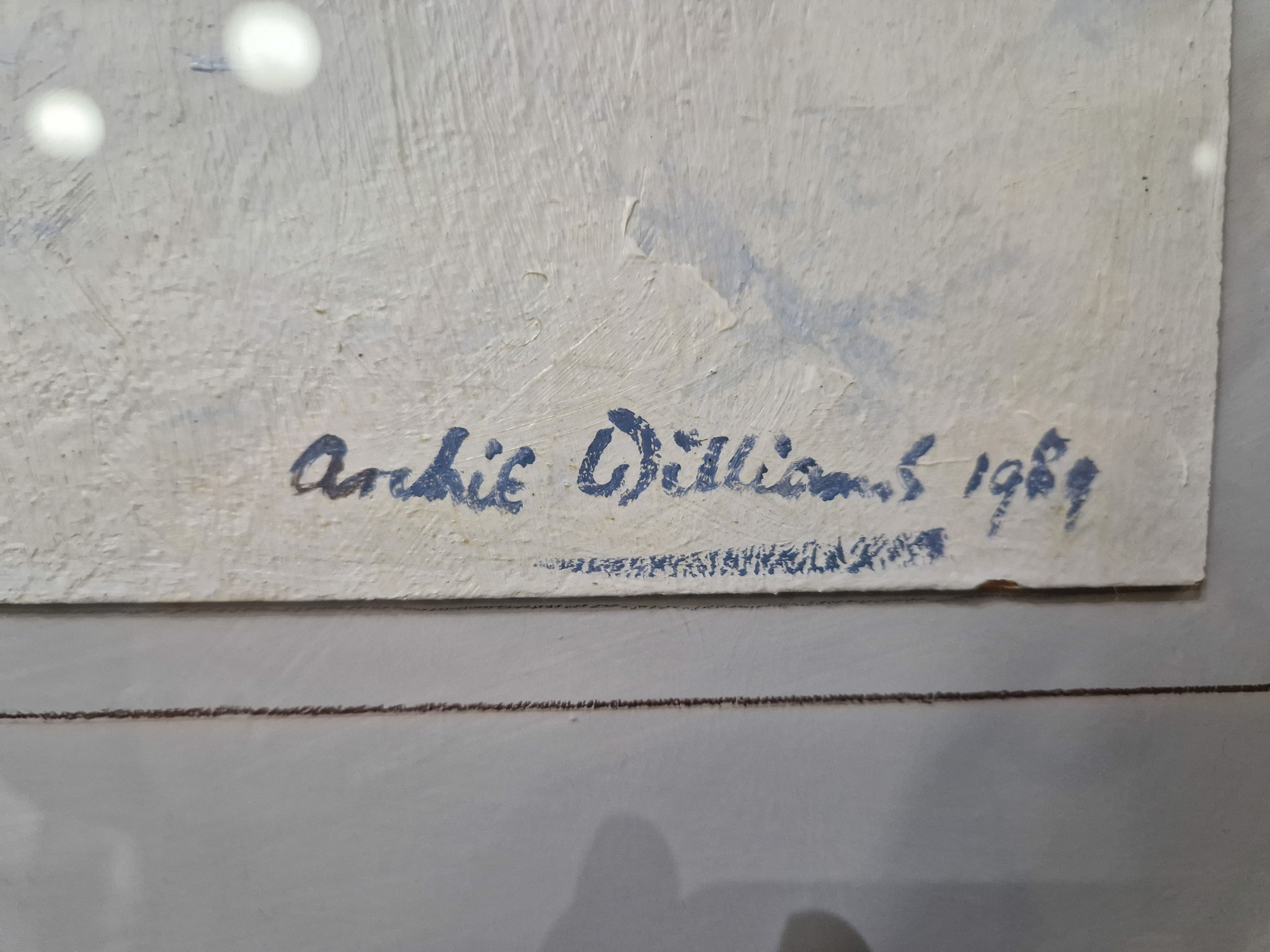 Lot 510 - Archie Williams (Contemporary) Snow scene