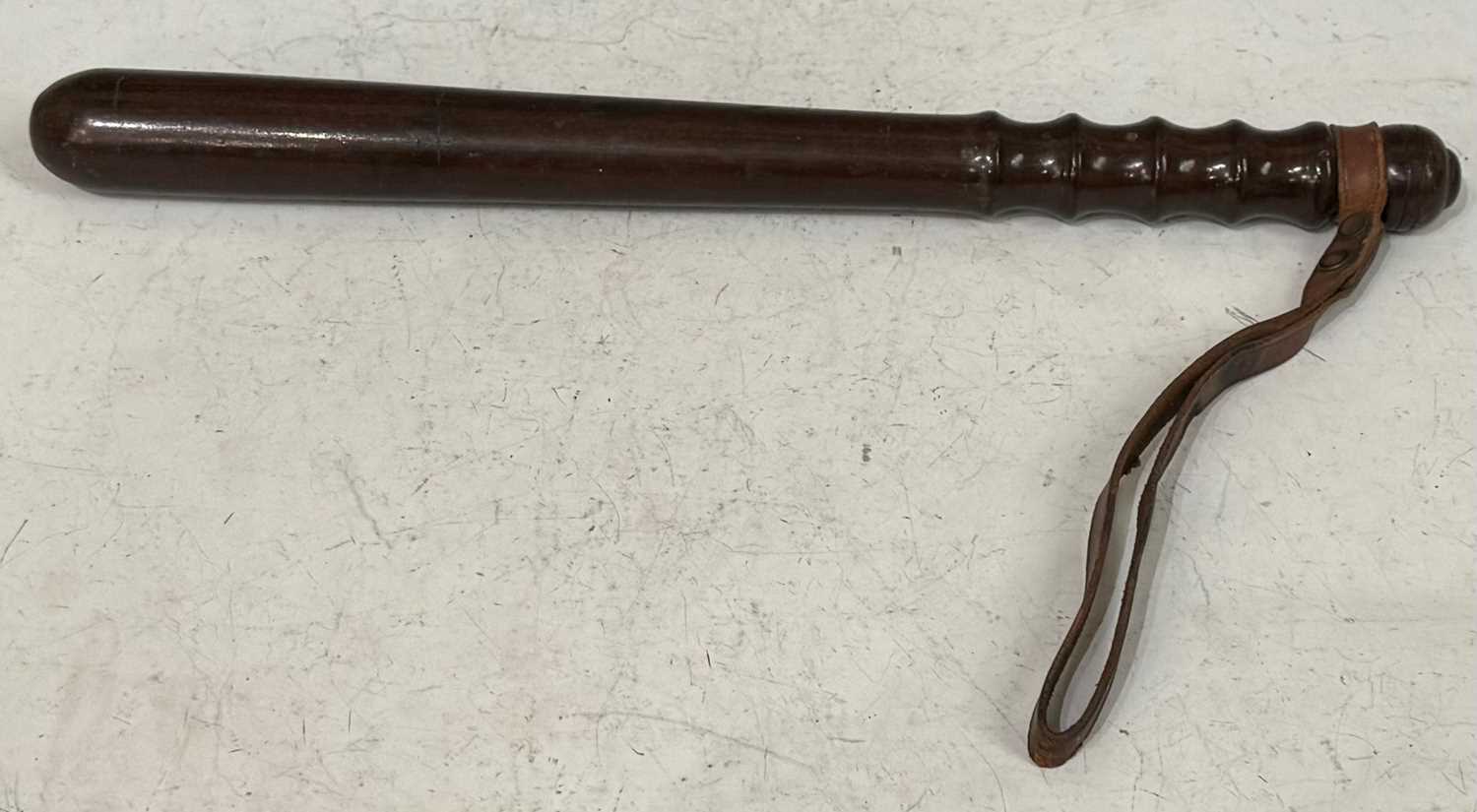 Lot 352 - An Antique turned wooden Truncheon / Baton,