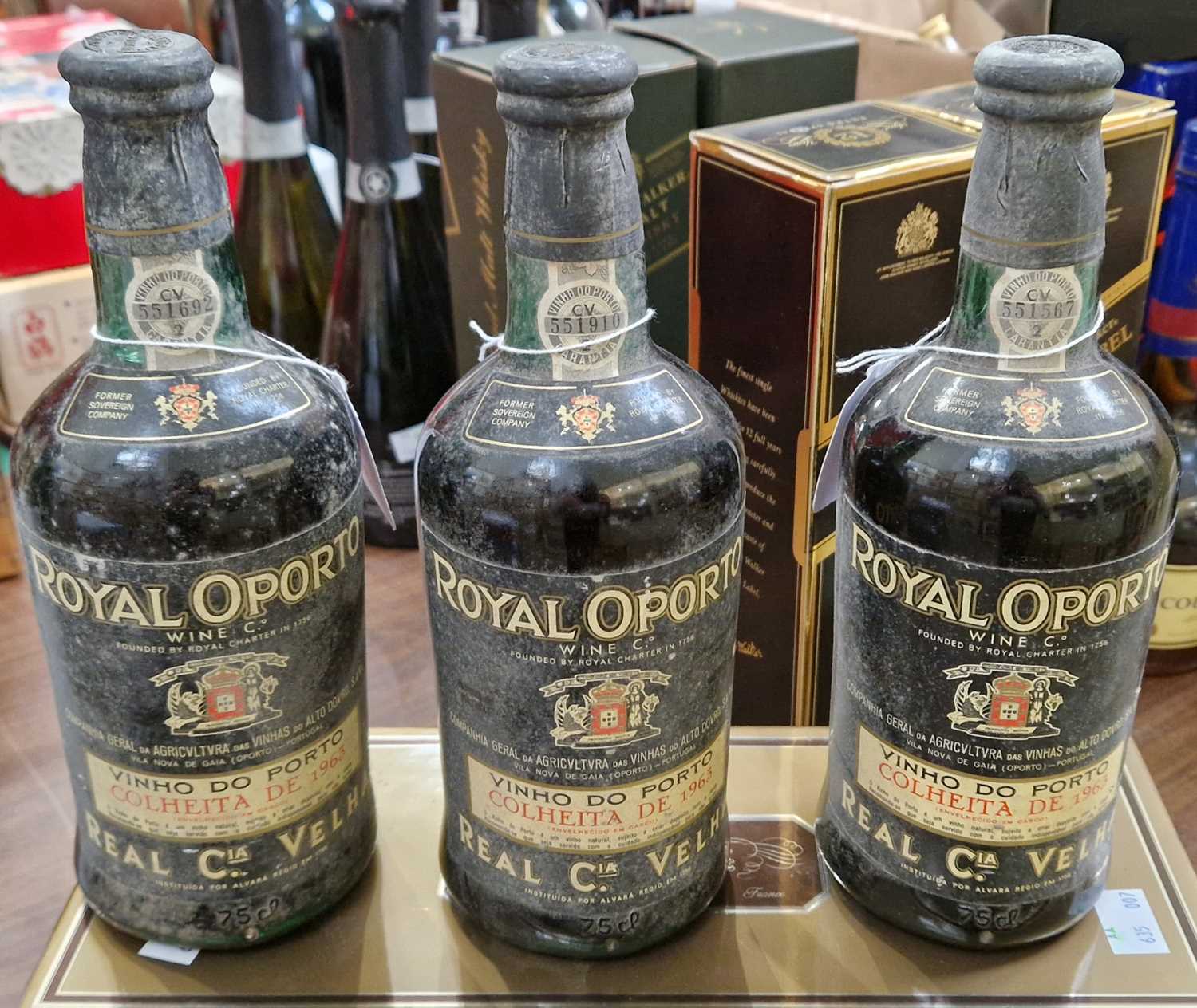 Lot 377 - Three bottles of Port to include Royal